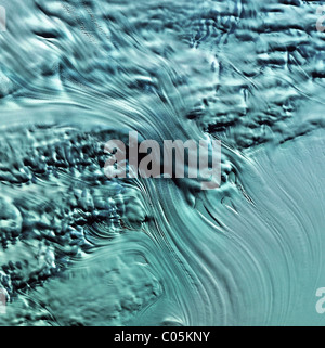 Lambert-Gletscher der Antarktis ist der größte der Welt. Beachten Sie ...