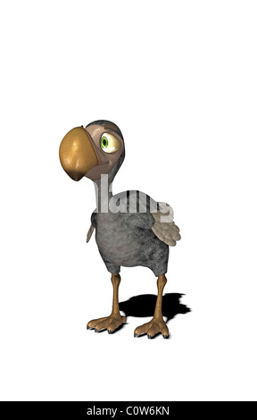 Dodo Comicstil tierische illustration Stockfotografie - Alamy
