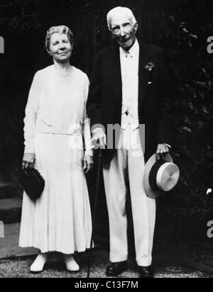 Rockefeller-Familie. Industrieller John D. Rockfeller Sr., circa 1890 s ...