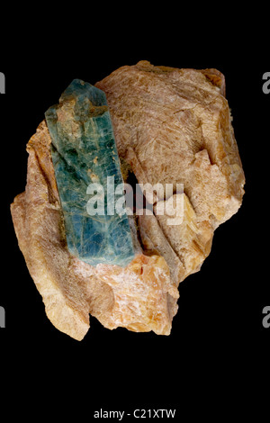 Phosphat Mineral Rock Probe Apatit aus Madagaskar Stockfoto, Bild ...