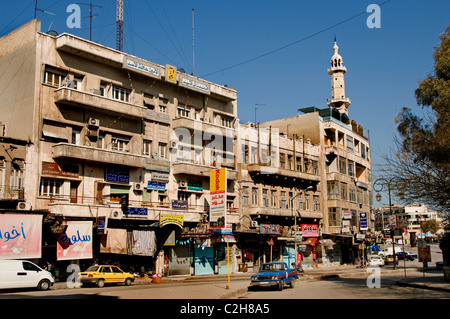 Stadt Hama Syrien Nahost alten alten arabischen Arabisch Orontes ...