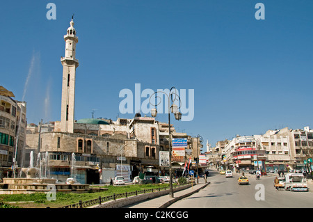 Stadt Hama Syrien Nahost alten alten arabischen Arabisch Orontes ...