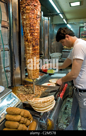 Aleppo schnell Essen Basar Souk Markt Stadt Syrien Stockfotografie - Alamy