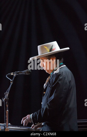 Bob Dylan die live bei Optimus Alive 2008 in Passeio Maritimo de Alges ...