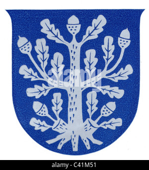 Offenbach am Main: Rathaus (auf der linken Seite), Eingang zum Bahnhof ...