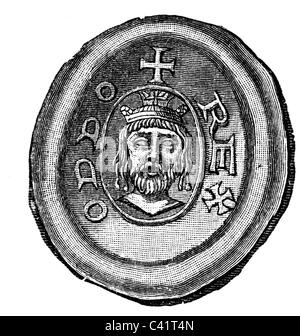 Otto i. "der große", 23.11.912 - 7.5.973, Kaiser des Heiligen Römischen ...
