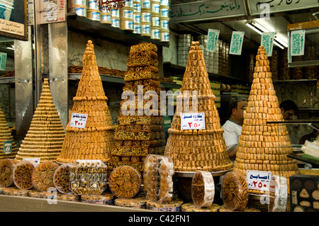 Damaskus Syrien Bäckerei Baklava süßes Gebäck Basar Souk Souk Center ...