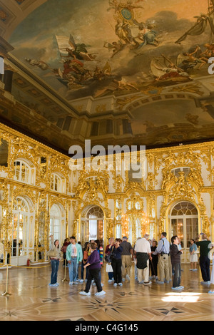 Russland, St. Petersburg, Barock-Katharinenpalast erbaut 1721 ...