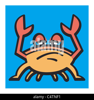 tierische Abbildung Krebs Cartoon Krebse Comics Comic-Grafik ...