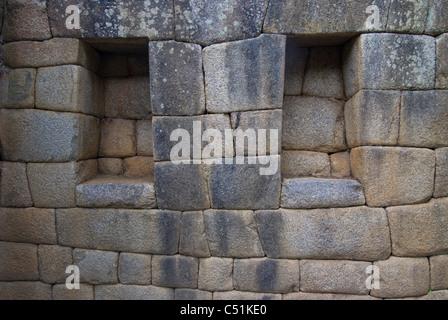 Wundervolle Mauer aus Inka-Stein im Historischen Zentrum von Cuzco ...