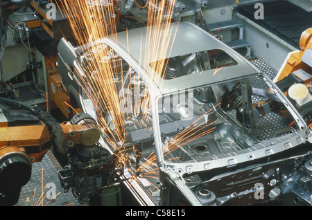 Montage, Automatisierung, Automobil, Körper, Auto, Europa, europäische ...