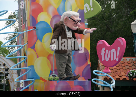 Carl von oben in den Disney-Pixar-Countdown zum Spaß parade in Walt ...