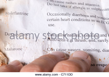 Malarone, anti-Malaria-Tabletten, Malarone Stockfoto, Bild: 26776697 ...