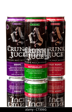 Crunk Juice ein alkoholisches Energy Drink, das so stark ist wie Wein ...