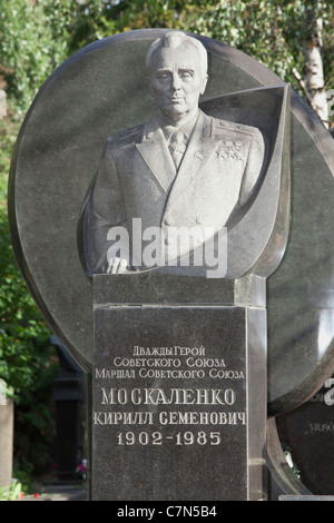 Held der Sowjetunion Air Force Marschall Sergei Rudenko spricht auf ...