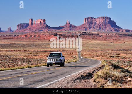 Autobahn, 163, Monument Valley, Colorado Plateau, Utah, USA, USA ...