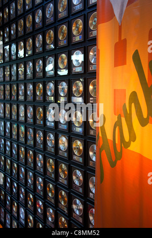 Zeigen Sie Wand voller Gold und Platin-Platten in die Country Music ...