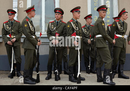 Junge Soldaten der russischen Armee Stockfotografie - Alamy