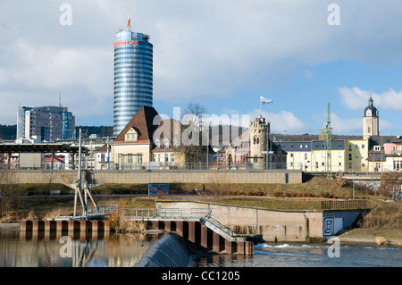 Blick auf der Saale, Jena, Deutschland Stockfoto, Bild: 74918035 - Alamy