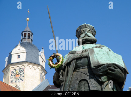 Hanfried Statue des Kurfürsten Johann Friedrich I. von Sachsen, Gründer ...