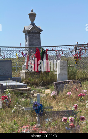 Memorial Wounded Knee Oglala Lakota Sioux Stamm Red Cloud Pine Ridge ...
