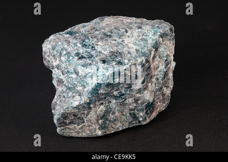 Phosphat Mineral Rock Probe Apatit aus Madagaskar Stockfoto, Bild ...