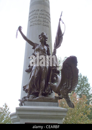 Boston Massacre/Crispus Attucks Memorial Boston Stockfotografie - Alamy