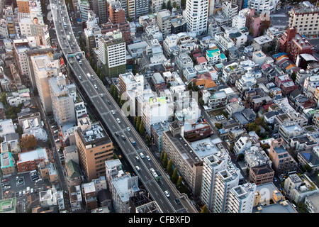 Tokyo, Japan, Asien, Stadt, Shuto Expressway, Zentrum von Tokio ...