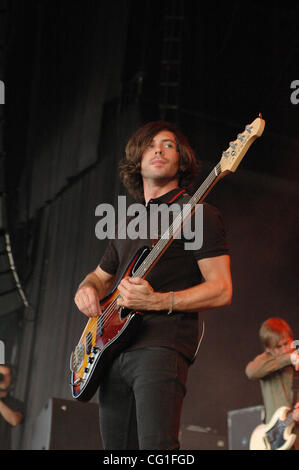 13. August 2007 Raleigh, NC; USA, Sänger / Gitarrist RYAN SCHUCK der ...