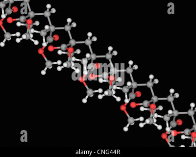 Acrylglas (Pmma, Poly (Methylmethacrylat)), chemische Struktur ...