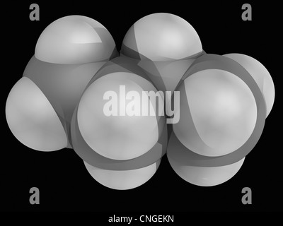 Molekülmodell von Butan Stockfotografie - Alamy