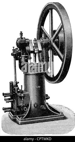 Nicolaus Otto, ein deutscher Ingenieur, der die Viertakt ...
