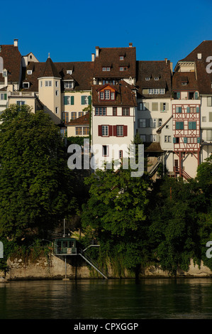 Schweiz, Basel, linkes Rheinufer, Münster oder protestantische ...