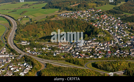 Luftaufnahme, Ulmener Meer, Ulmen, Eifel-Gebirge, Rheinland-Pfalz ...