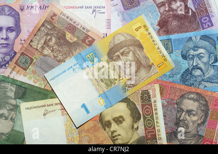 Geld der Ukraine. Ukrainische Griwna Rechnungen. UAH-Banknoten. 200 ...