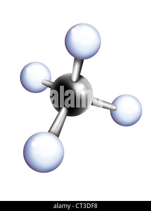 Methan Erdgas Molekül Stockfotografie - Alamy