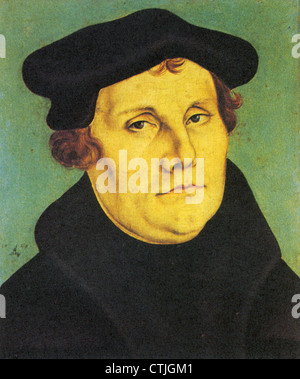 Martin Luther als Mönch, 1483-1546, Theologe und Reformator Martin ...