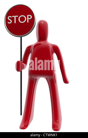 Abbildung des Symbols Stopp Stockfotografie - Alamy