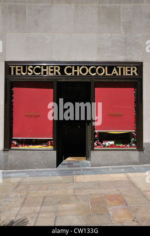 Teuscher Pralinen Shop, New York, USA Stockfotografie - Alamy