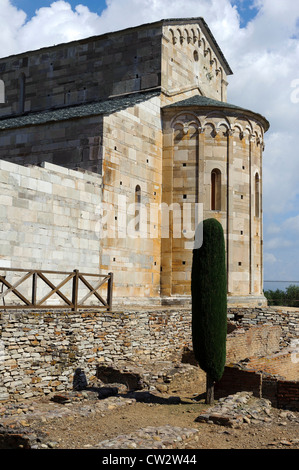 Romanische Kathedrale La Canonica in der Nähe von Bastia, Korsika ...