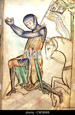 Ritter beim Gebet Stockfoto, Bild: 6077336 - Alamy