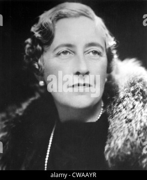 Agatha Christie (1890 – 1976), britische Geheimnis Schriftsteller und ...