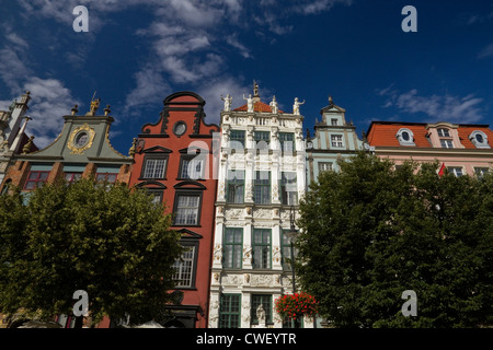 Goldenes Haus in Dluli Targ Danzig Polen Stockfoto, Bild: 48937999 - Alamy