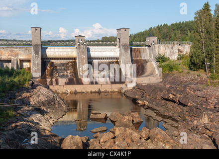 Strom von Imatra in Finnland.; Finnland Imatra Wasserfall ...