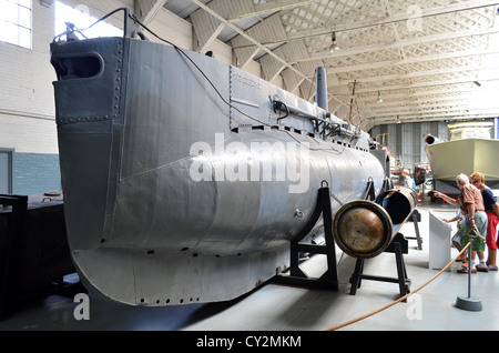 HMS Stichling X51 Kleinst-u-Boot von der Royal Navy während des l950s ...