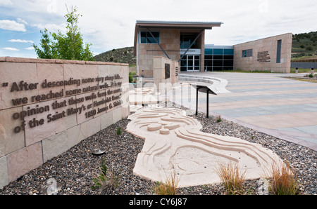 Nevada, Elko, California Trail Interpretive Center, "Gold Rush" Bergbau ...