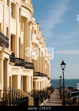 Brunswick Square Hove East Sussex England Fassaden der westlichen ...