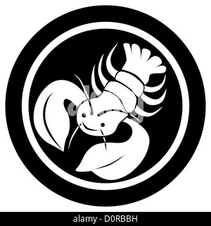 Sternzeichen Krebs tattoo Stockfotografie - Alamy