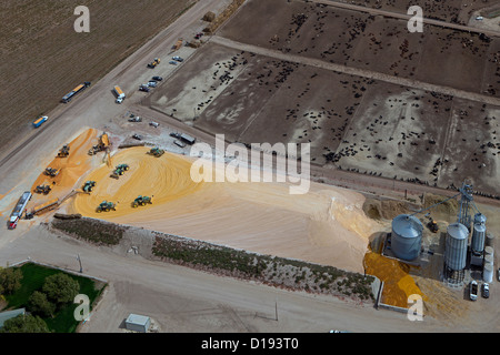 Luftaufnahme Rinder Feedlot Nebraska Stockfotografie - Alamy