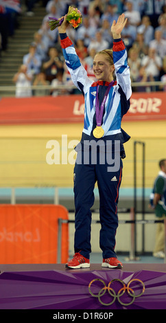 Women's Omnium Podium of Laura Trott of Great Britain in First(Centre ...
